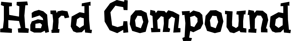 Hard Compound font | Fonts2u.com
