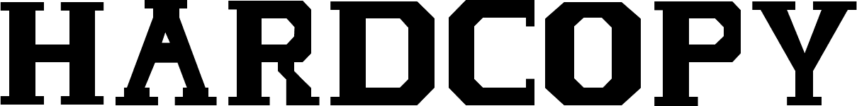 HARDCOPY font | Fonts2u.com