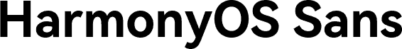 HarmonyOS Sans 字体