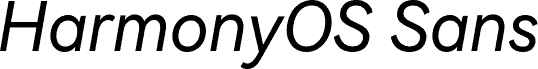 HarmonyOS Sans 字体 | Fonts2u.com