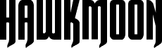 Hawkmoon Condensed Italic font
