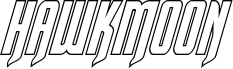 Hawkmoon Condensed Italic font