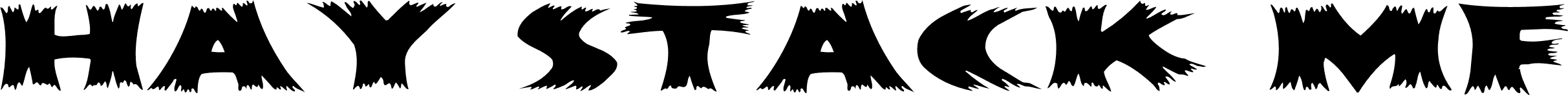 Hay Stack MF Wide font | Fonts2u.com