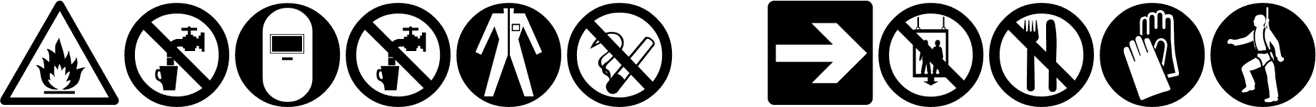 Hazard Signs font | Fonts2u.com