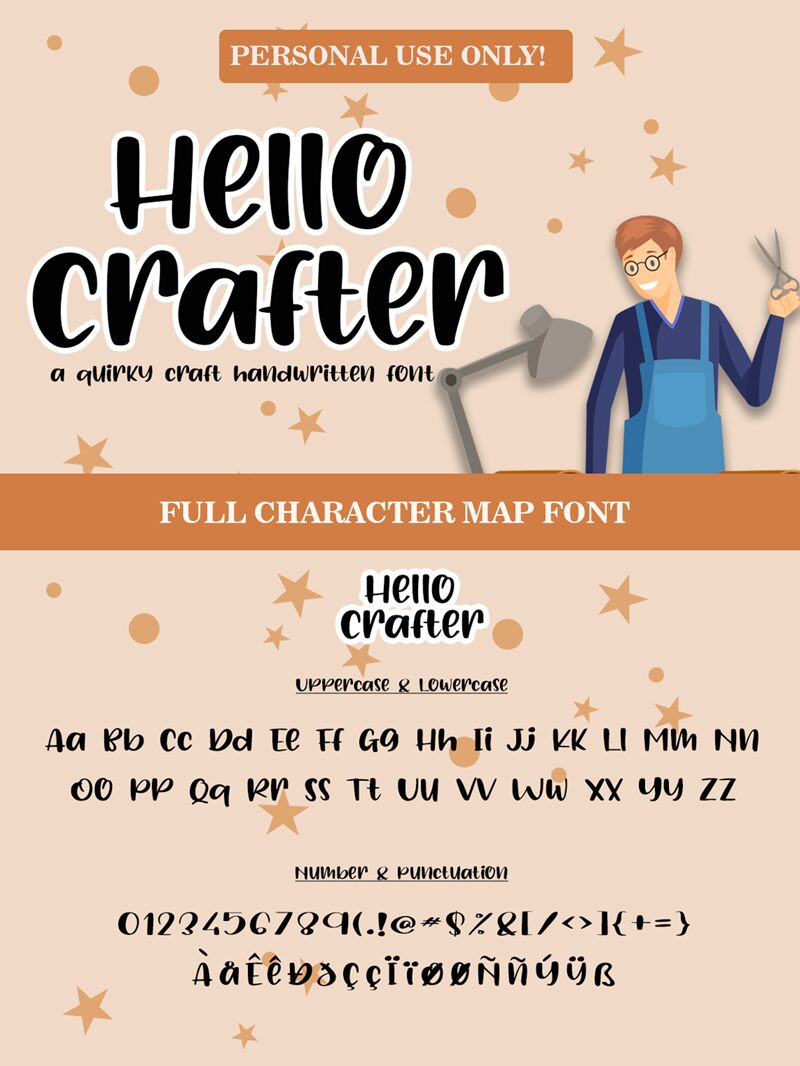 Hello Crafter Personal Use Fuente hello-crafter-personal-use-fuente