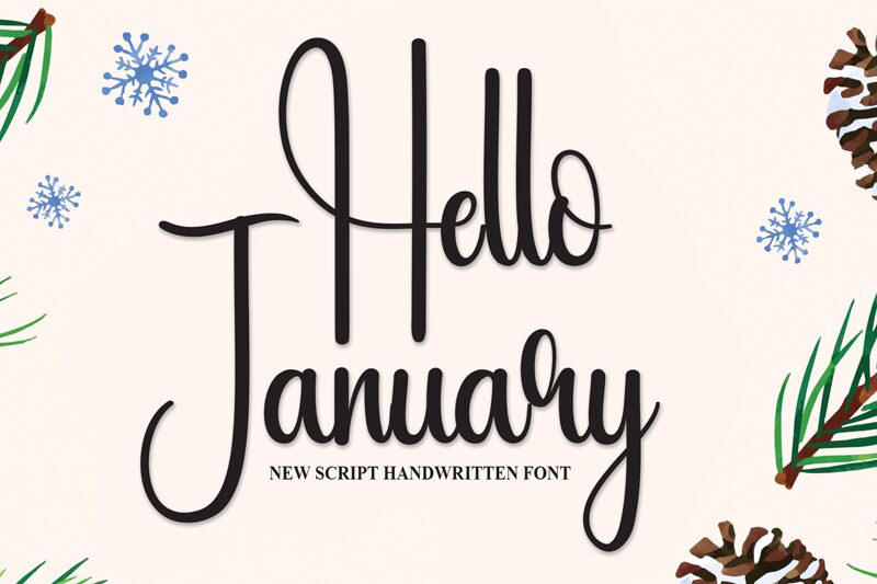Hello January font | Fonts2u.com Hello January font | Fonts2u.com