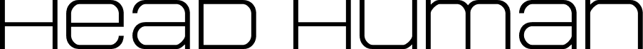 Head Human Bold Expanded font | Fonts2u.com