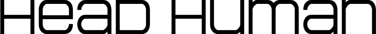 Head Human font | Fonts2u.com