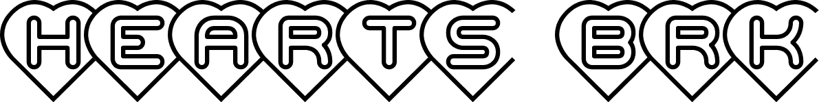 Hearts BRK font | Fonts2u.com