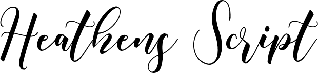 Heathens Script font