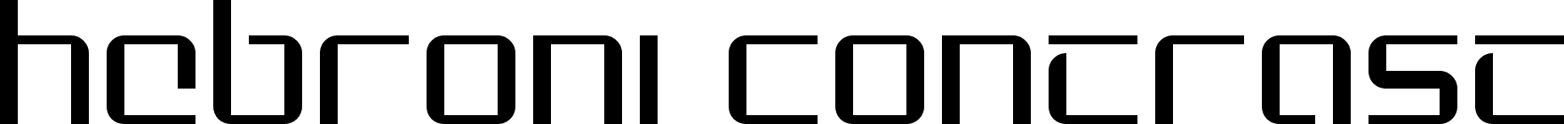 HebRoni Contrast Regular font
