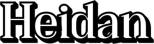 Heidan 3D Demo rudeRight font | Fonts2u.com