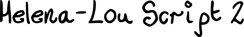 Helena-Lou Script 2 font | Fonts2u.com
