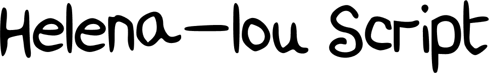 Helena-lou Script font | Fonts2u.com