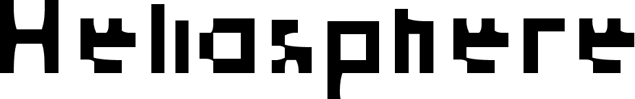 Heliosphere font | Fonts2u.com