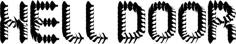 Hell Door Regular font | Fonts2u.com