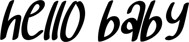 hello baby Italic font | Fonts2u.com