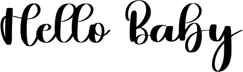 Hello Baby font
