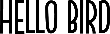 Hello Bird font