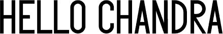 HELLO CHANDRA Italic font | Fonts2u.com