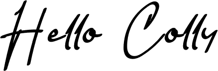 Hello Colly font