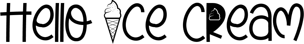 Hello Ice Cream Demo font | Fonts2u.com