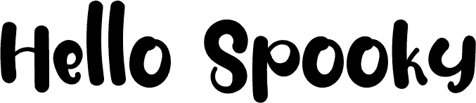 Hello Spooky font | Fonts2u.com