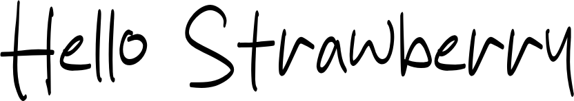 Hello Strawberry font | Fonts2u.com