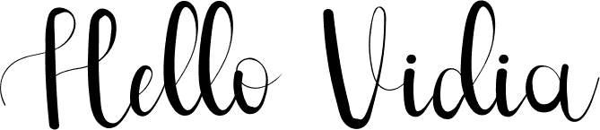 Hello Vidia font | Fonts2u.com