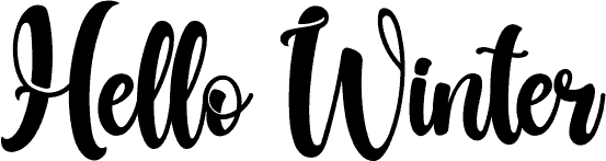Hello Winter font | Fonts2u.com