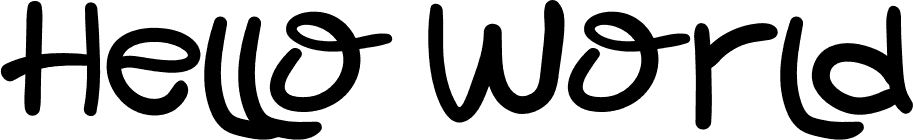 Hello World font | Fonts2u.com