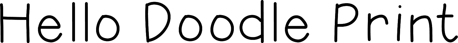 HelloDoodlePrint font | Fonts2u.com
