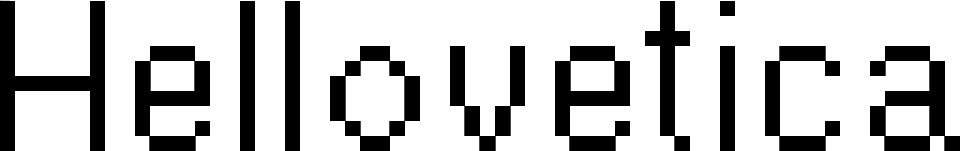 Hellovetica font