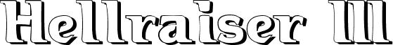 Hellraiser 3 font | Fonts2u.com