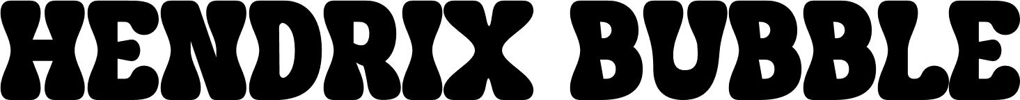 HENDRIX BUBBLE font | Fonts2u.com