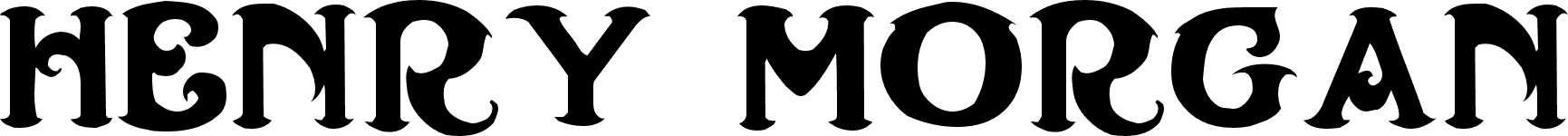 Henry Morgan font