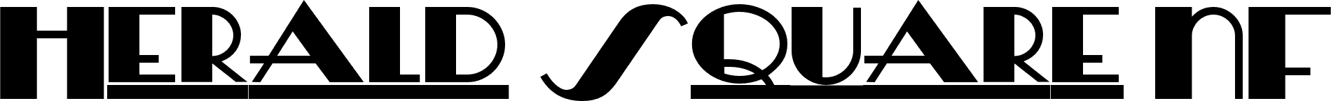 Herald Square NF font