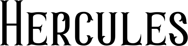 Hercules font | Fonts2u.com