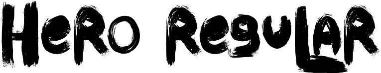 Hero Regular font