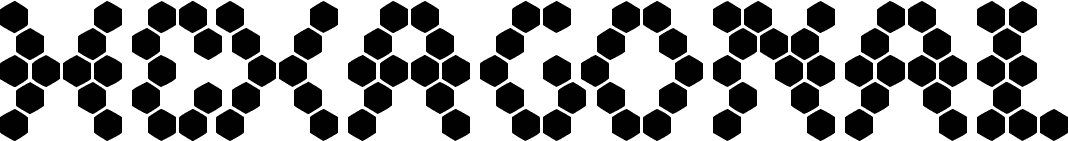 HEXAGONAL font | Fonts2u.com