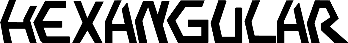 Hexangular font | Fonts2u.com