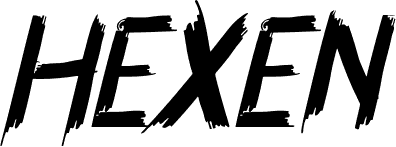 Hexen Bold Italic font