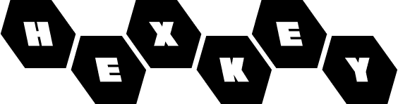 HeXkEy Solid Leftalic font | Fonts2u.com