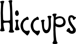 Hiccups font