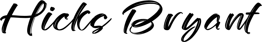 Hicks Bryant font | Fonts2u.com