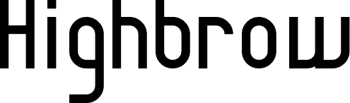 Highbrow Regular font | Fonts2u.com