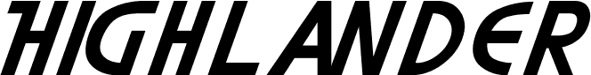 Highlander font