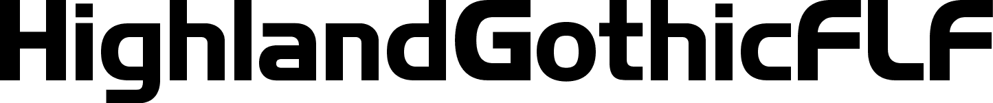 HighlandGothicFLF-Bold font | Fonts2u.com