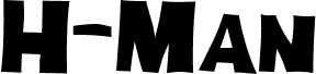 H-Man font | Fonts2u.com