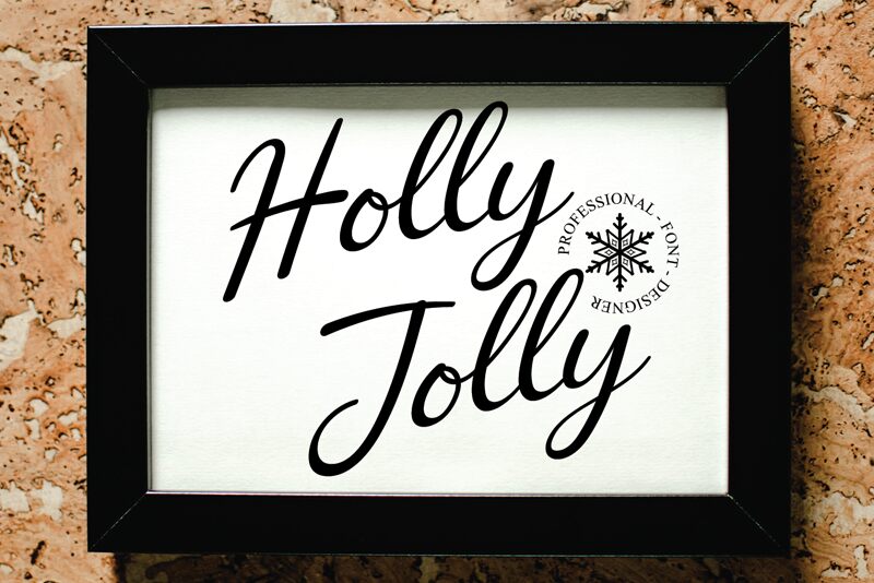 Holly Jolly font